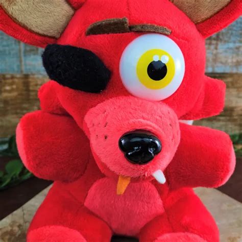 Five Nights At Freddys Foxy Pirate Red Fnaf Stuffed Plush Toy Red Patch