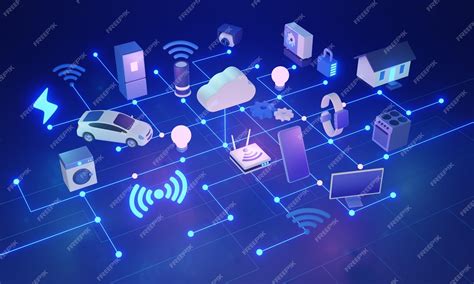 premium photo iot home control system concept 3d illustration