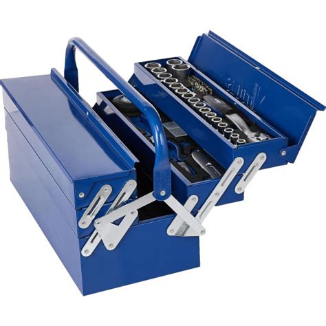 Vtools Multi Purpose 104 Pcs Tool Kit In Folding Tool Box