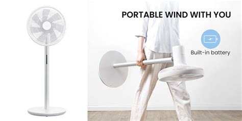 Chollo Ventilador inalámbrico Xiaomi SmartMi Standing Fan con Wi Fi por sólo y envío