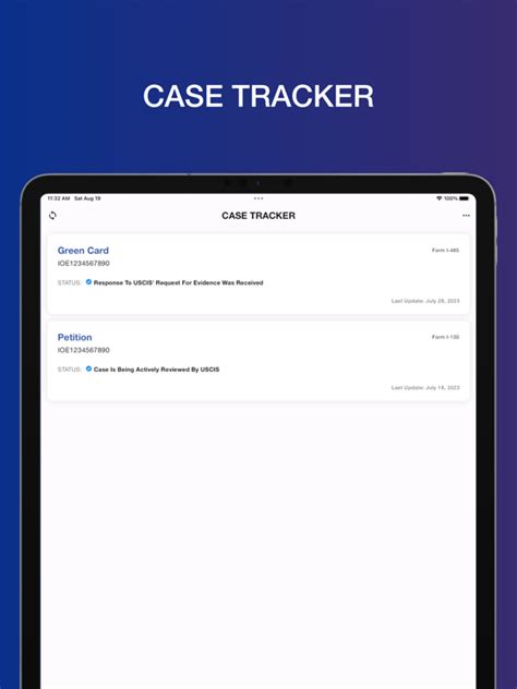 Case Tracker For Uscis Cases For Ios Iphoneipadipod Touch Free