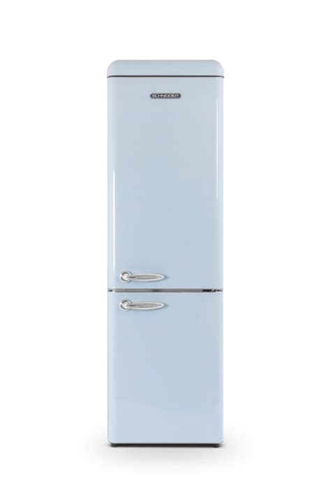 Schneider Retro Koel Vriescombinatie SCCB250VBL
