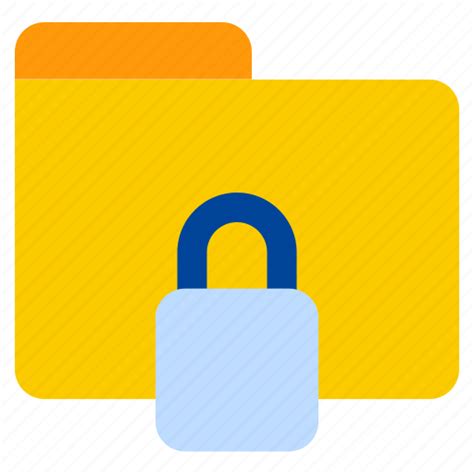Folder Encrypt Password Lock Icon Download On Iconfinder