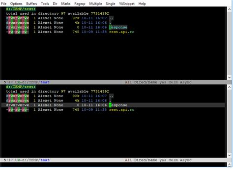 Helm Dired Not Enter In Folder When Window Is Split Emacs Stack