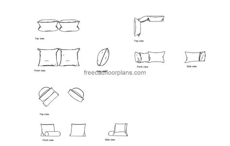 Seat Cushion Free Cad Drawings