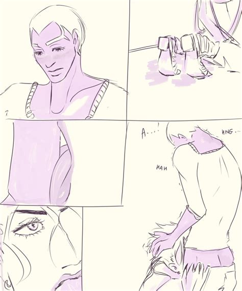 Rule 34 Blowjob Comic Dio Brando Enrico Pucci Eye Contact Fully