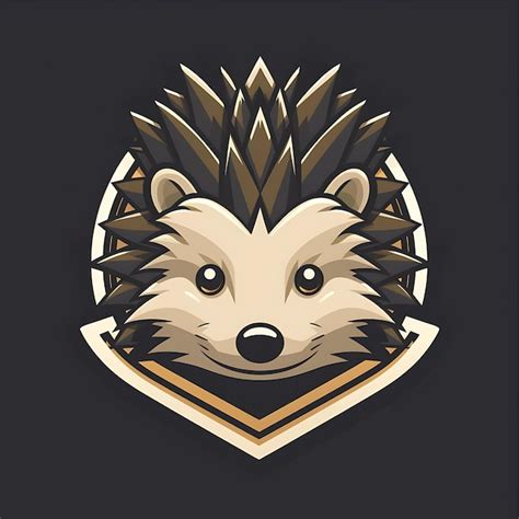 Premium Vector Hedgehog Vector Logo Art Emblem