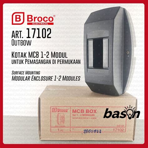 Broco Mcb Box 17102 Kotak Mcb 1 2 Group Outbow Mcb Panel Tempel