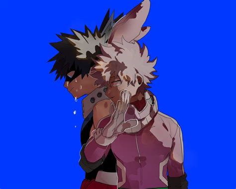 Katsuki Bakugou And Midoriya Izuku Villain Au Inverted Boku No Hero