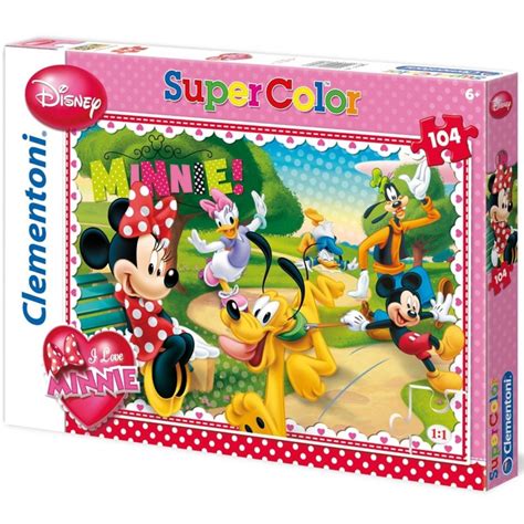 Clementoni Puzzle Supercolor Minnie 104d Maxíkovy Hračky
