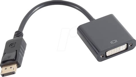 SHVP BS14-05007: DisplayPort Adapter, DP Stecker auf DVI Buchse bei ...