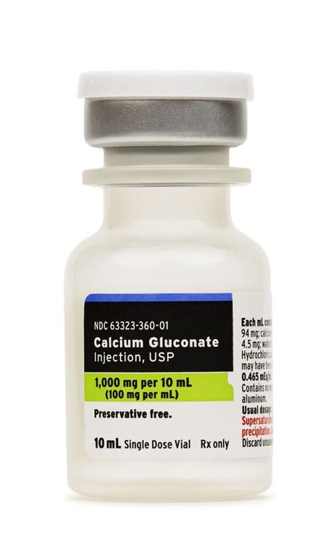 Calcium Gluconate Injection Packaging Type Box Packaging Size Ml At Rs Box In Delhi