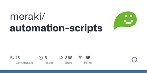 Github Merakiautomation Scripts