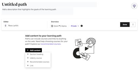 How To Create Your Learning Path Udemy Business