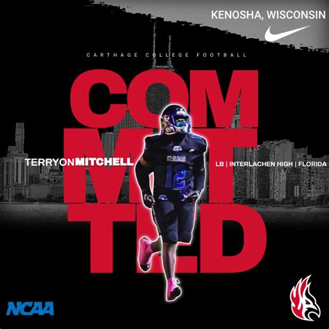 College Commitment Post Template