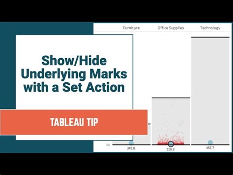 How To Show And Hide Underlying Data With A Set Action Tableau Training