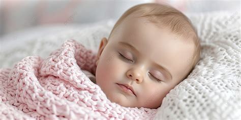 분홍색 담요에 싸여 자고 있는 아기 잠자는 아기 아기 초상화 핑크 담요 배경 일러스트 및 사진 무료 다운로드 Pngtree