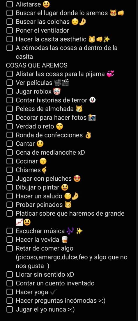 Cosas Que Hacer