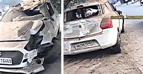 Maruti Swift Users Make Video Of Rash Driving Crash In The Middle Of