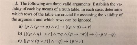 Solved Let P Q And R Denote Primitive Statements Find Chegg