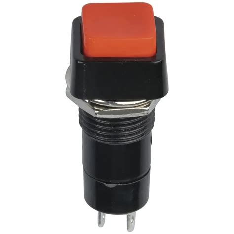 Red Miniature Pushbutton Spst Momentary Action 125v 1a Rating Jaycar Australia