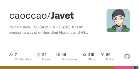Github Caoccaojavet Javet Is Java V8 Java V Eight It Is An Awesome Way Of Embedding