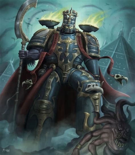 Exalted Sorcerer Art By Rian Macanip 40k Gallery