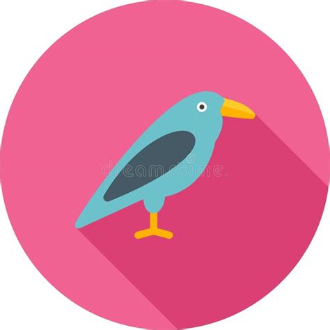 Bird Stock Vector Illustration Of Animal Black Sound 91637649