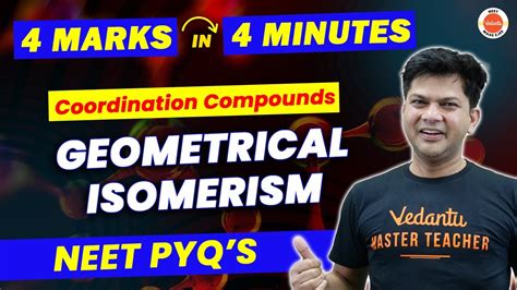 Coordination Compounds Class 12 Geometrical Isomerism 4 Marks In 4