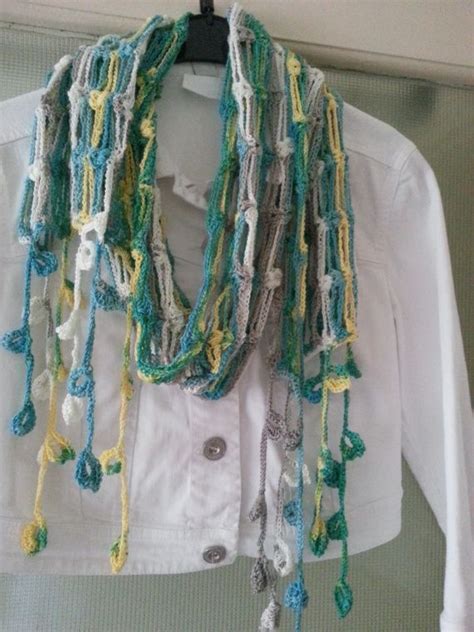 Летний шарфик Вязание крючком Женская одежда крючком Схемы