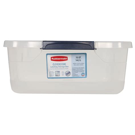 Rubbermaid 16 Qt Cleverstore Clear Tote Do It Best
