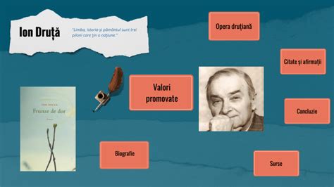 Ion Druță By Cojocari Gabriel On Prezi