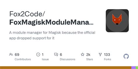 Github Fox2code Foxmagiskmodulemanager A Module Manager For Magisk