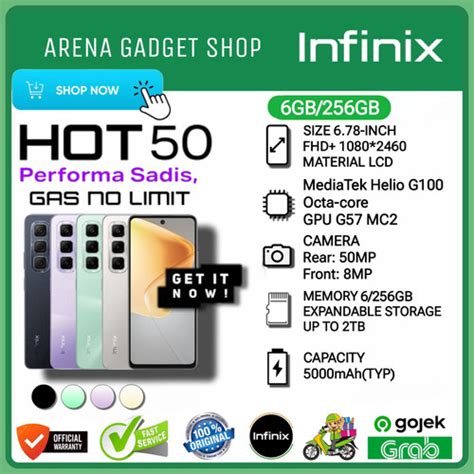 Jual Infinix Hot Ram Gb New Original Resmi Infinix Gb Sleek Black Kota Batam