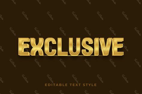 Exclusive Text Effect Vector File Illustrator Premium