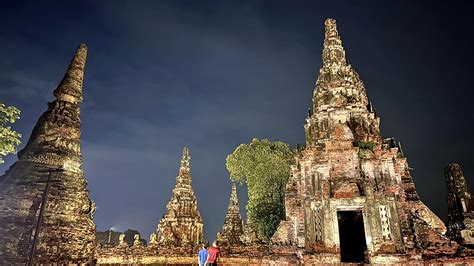 “ราตรีนี้ ที่วัดไชยวัฒนาราม” ยลมุมใหม่มรดกโลก จัดเต็มแสง สี ไฟประดับ