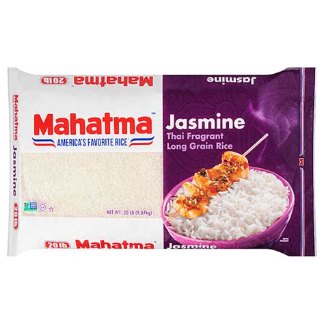 Mahatma Rice Long Grain Thai Fragrant Jasmine 20 Lb White Rice
