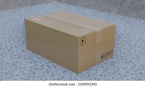 Parcel Box Render 3d Models Stock Vector Royalty Free 2196991343