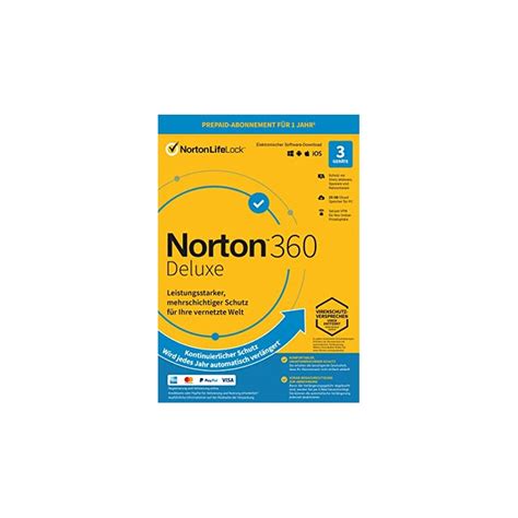 Norton™ 360 Deluxe 3 Pc un an