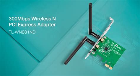 Tp Link Tl Wn Nd Mbps Wireless N Pcie Adapter Ghz With X High Jg Superstore