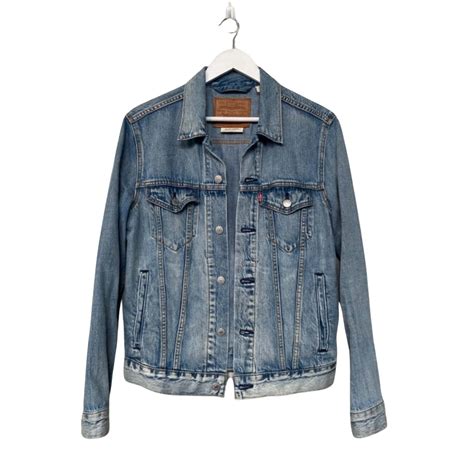 Levis Mens Size S Denim Jacket Blue S