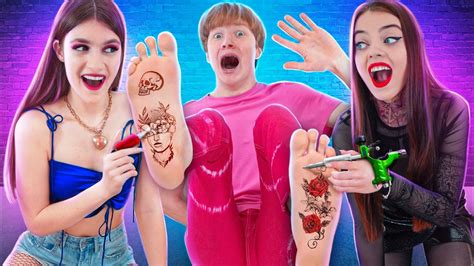 Дерзкие Девушки в Тату Салоне Плохая Девушка Влюбилась в Хорошего Парня Youtube