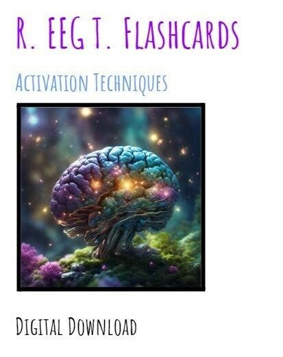 R EEG T Flashcards Activation Techniques Etsy