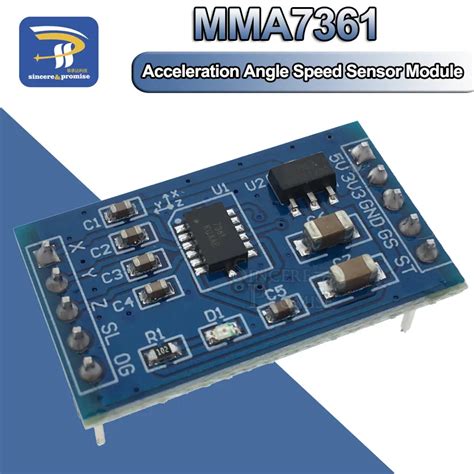 Generic Mma7361 Rt9161 Acceleration Angle Speed Sensor Module