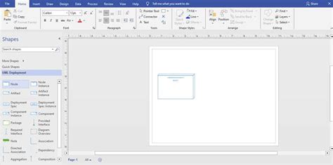 How To Create Uml Deployment Diagrams With Visio