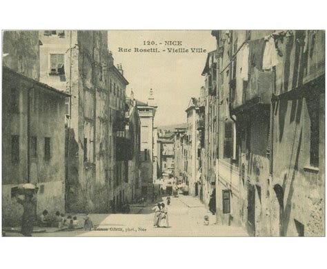 Carte Postale Ancienne 06 NICE Rue Rosetti Cartes Postales Anciennes
