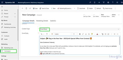 How To Create Mailchimp Email Campaigns Directly From Dynamics 365 Crm Microsoft Dynamics 365