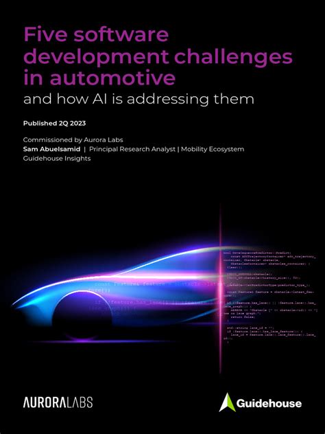 auroralabs guidehouse ai for automotive software development wp pdf