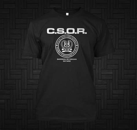 Rare Canadian Special Operations Regiment Csor T Shirt Tee