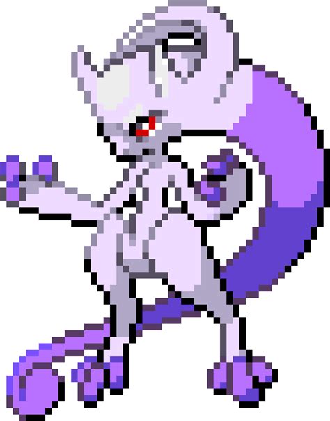 Mewtwo Pixel Art Maker